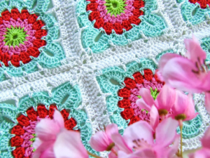 Pretty Crochet Flower Square Pattern - My Crafts Ideas