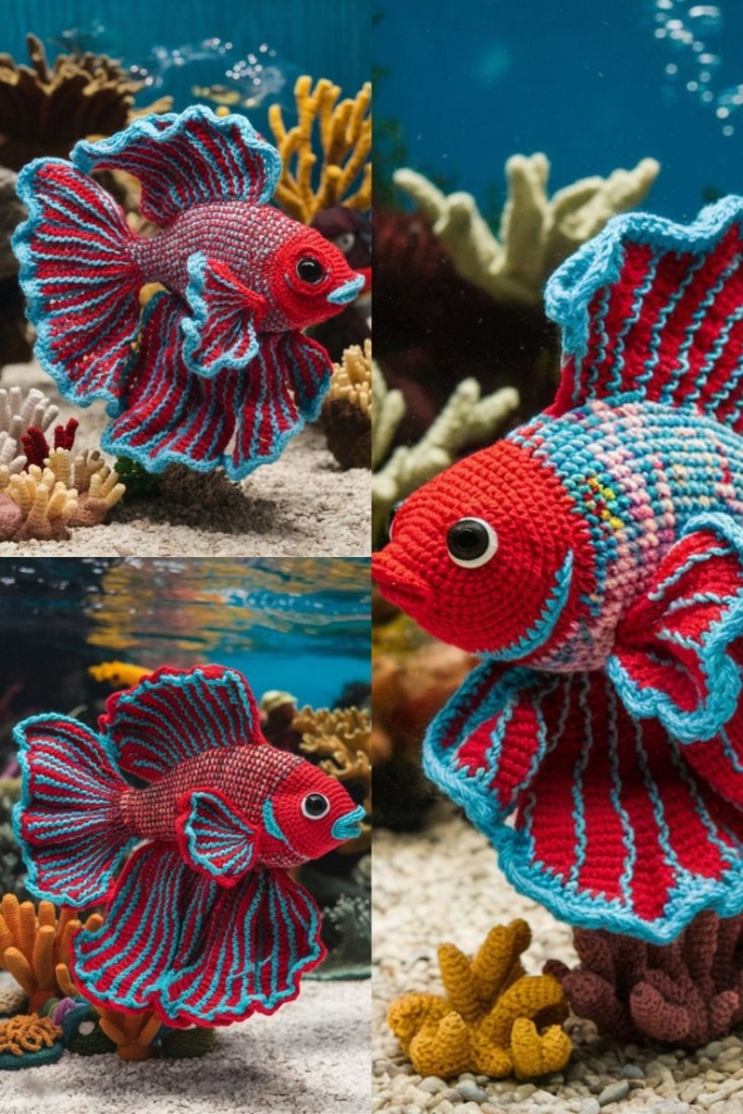 Crochet Betta Fish Free Pattern - My Crafts Ideas