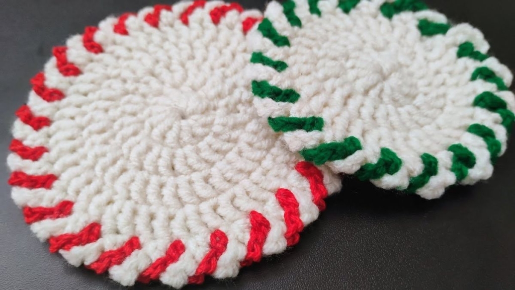 Peppermint Coasters Free Pattern - My Crafts Ideas
