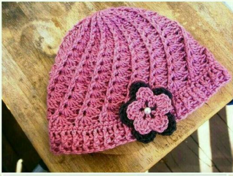 Beautiful Crochet Hat – Free Pattern - My Crafts Ideas