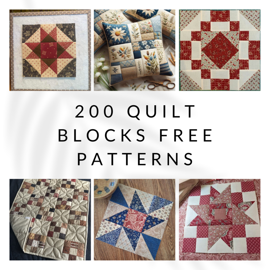 200 Quilt Blocks Free Patterns - My Crafts Ideas