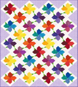 Spring Blooms Quilt Block - My Crafts Ideas